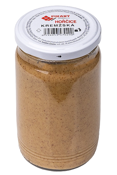 Kremžská Mustard hořčice Czech Mustard for Sausages Meats | czechmovie