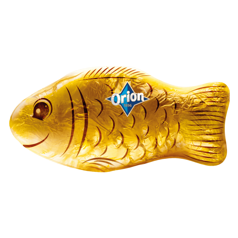 Orion Golden Carp – Milk Chocolate Christmas Fish | Czechmovie