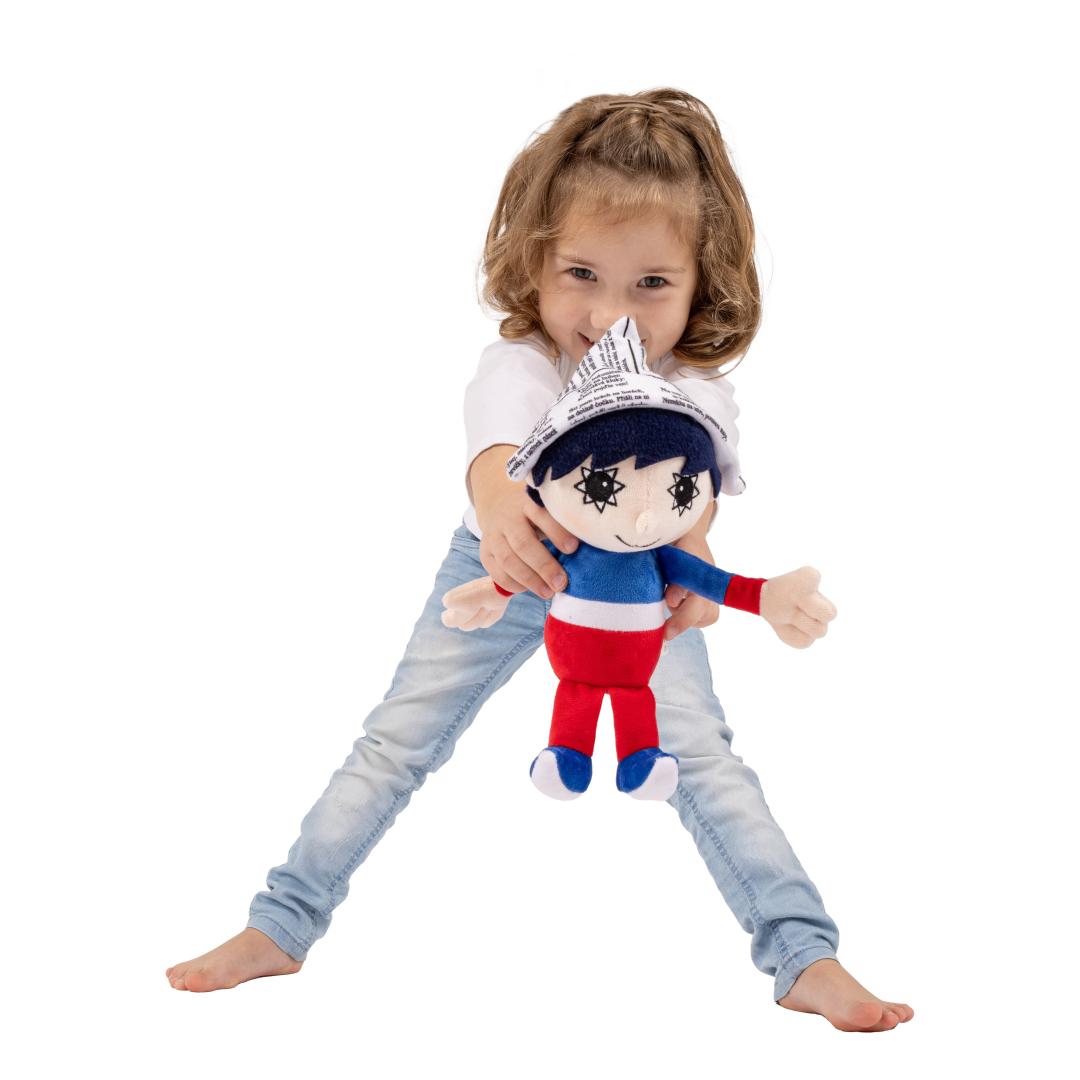 Boy with a Cap, 26 cm plush toy Vecernicek plysova hracka | czechmovie