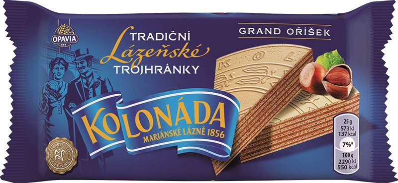 Opavia Kolonada Triangles Grand Hazelnut Trojhranky Lazenske Oplatky ...