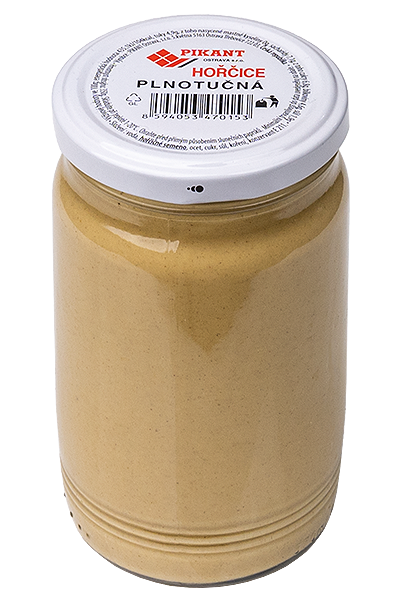 Pikant Full-Fat Horcice| Smooth Czech-Style Mustard | czechmovie