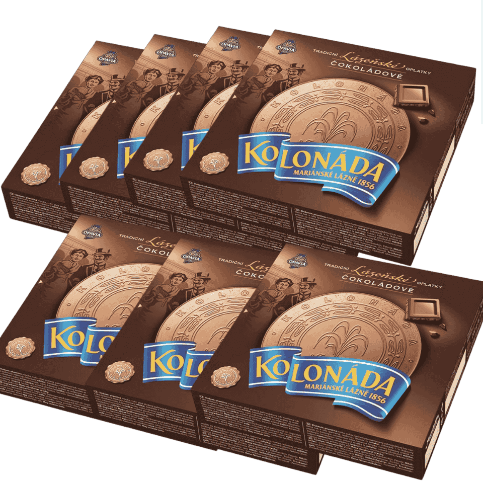 Kolonáda Spa Wafers Chocolate Czech Wafer Pack of 18 pcs | czechmovie