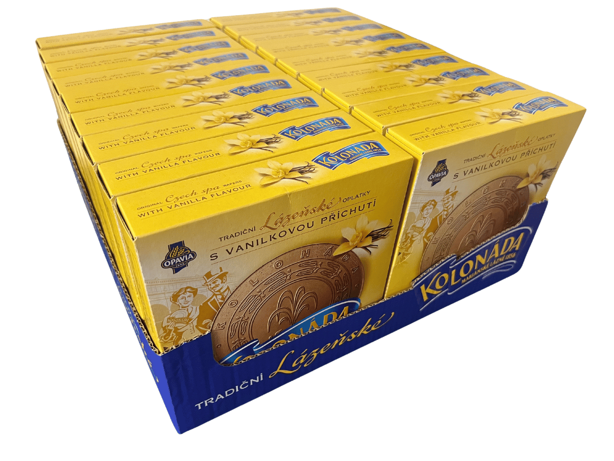 Kolonáda Spa Wafers Vanilla | Czech Wafers Pack of 18 pcs | czechmovie