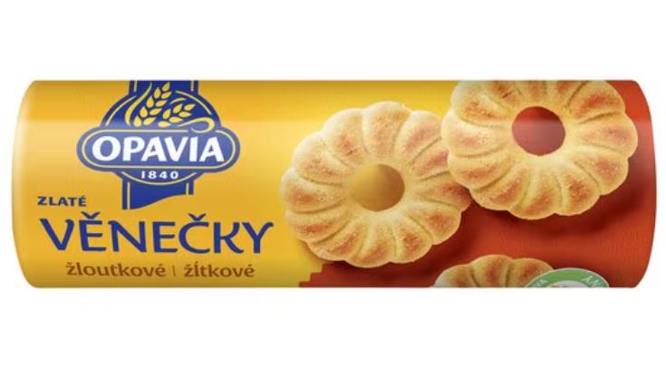 Opavia Zlate Wreaths Yolk Biscuits | CZECH FOOD | czechmovie