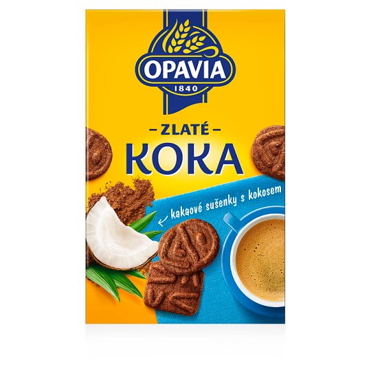 Opavia Zlate Koka Coconut Biscuits | CZECH FOOD | czechmovie